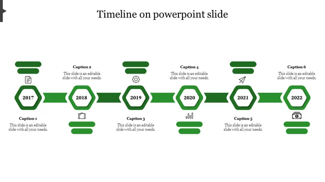 Animated Timeline Of Business Powerpoint Slidemodel