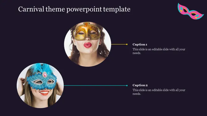 Modèle Powerpoint De Carnaval