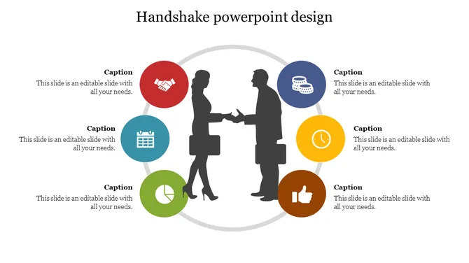 Håndtegnet Sirkel Powerpoint Håndtegnet Infografi Mal Tankekart