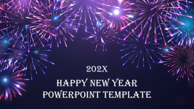 Animated Fireworks Powerpoint Slide Download Free High Quality