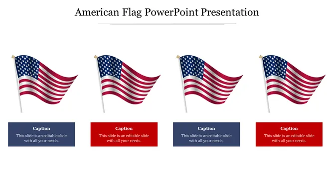 Drapeau Américain Fond Powerpoint Patriotique Américain Affiche Avec