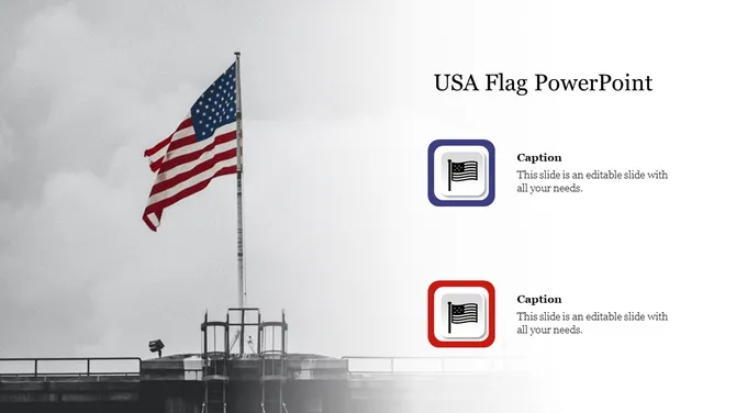 American Flag Ppt Background American Flag PowerPoint Templates And