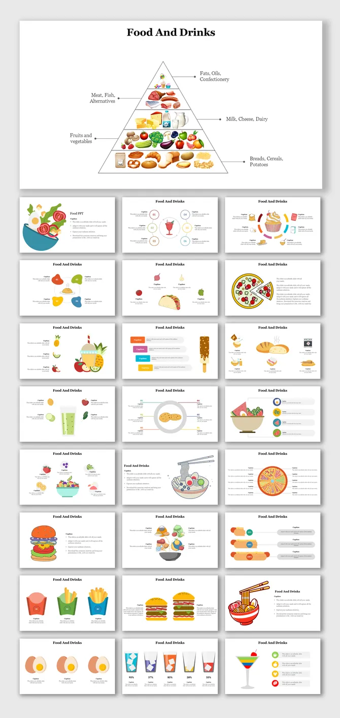 Powerpoint De Fundo De Fast Food Presentation Fast Food | PPT
