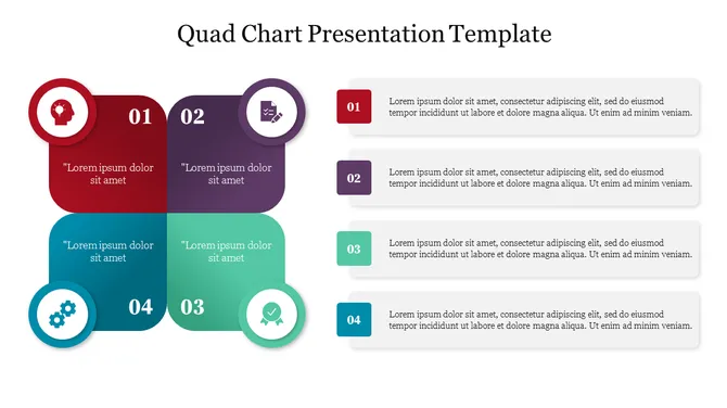 Quad Chart Powerpoint Template Sketchbubble Free 4 Box Diagram For