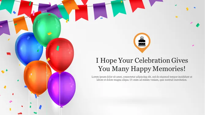 Celebratory Powerpoint Sample