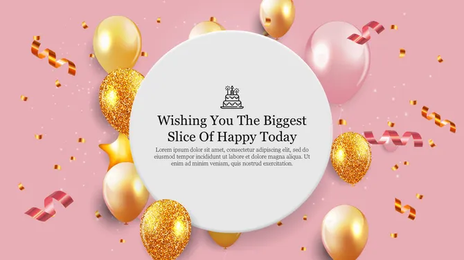 Celebration Powerpoint Slide Fireworks PowerPoint Template